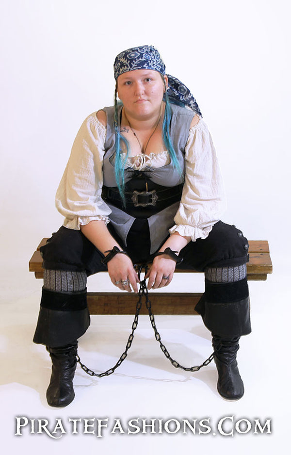 Wrist n' Ankle Set of Irons - Pirate Fashions