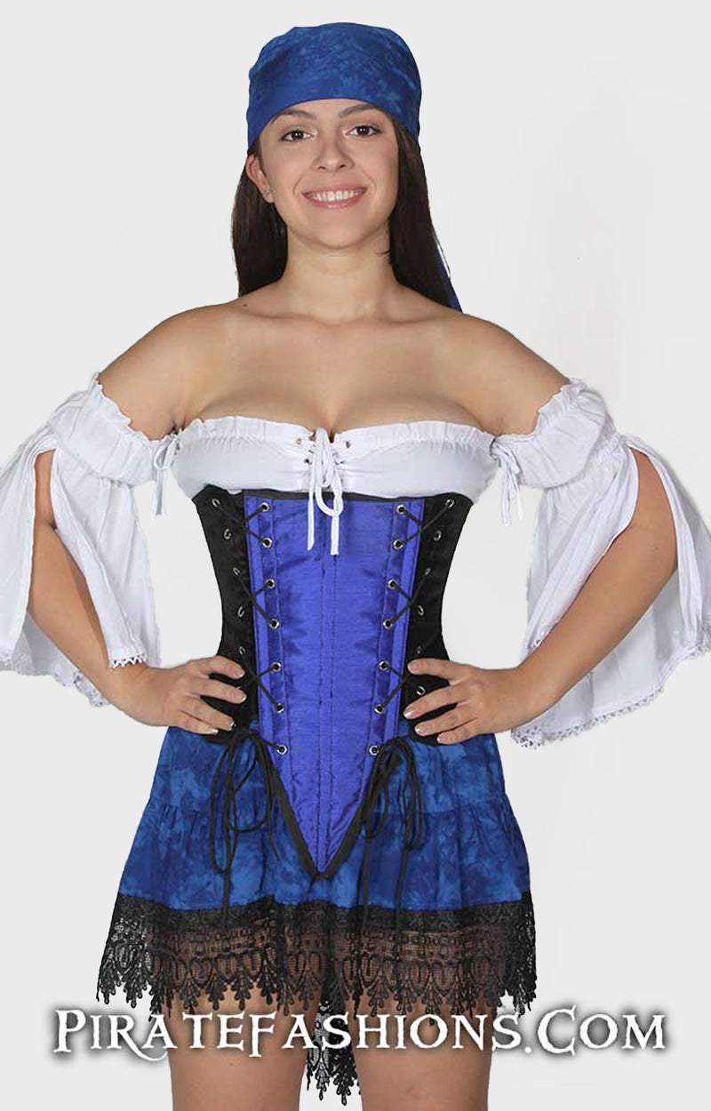 Reversible Panel Corset - Pirate Fashions