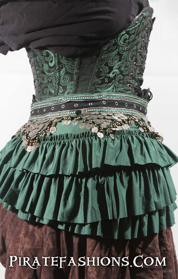 Ruffled Hip Scarf - Pirate Fashions