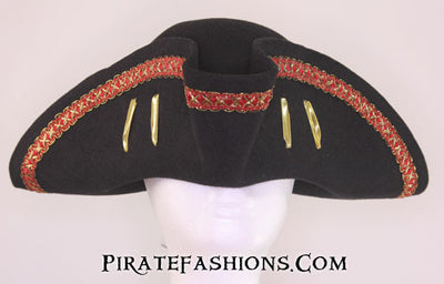 1st Mate Pirate Tricorn Hat - Pirate Fashions