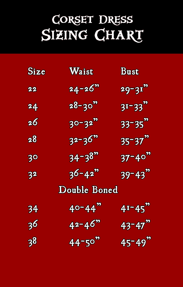 Corset, Bodices N Waist Cincher fer Lady Pirate N Wench - Pirate Fashions