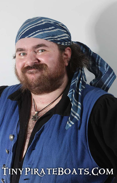 Bandana, Neckerchief N Head Scarf fer Pirate N Wench - Pirate Fashions