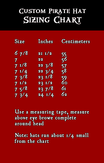 Mardi Gras Pirate Hat - Pirate Fashions