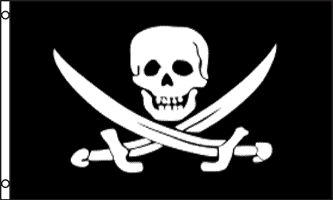 Authentic Jolly Roger Pirate Flags - Pirate Fashions