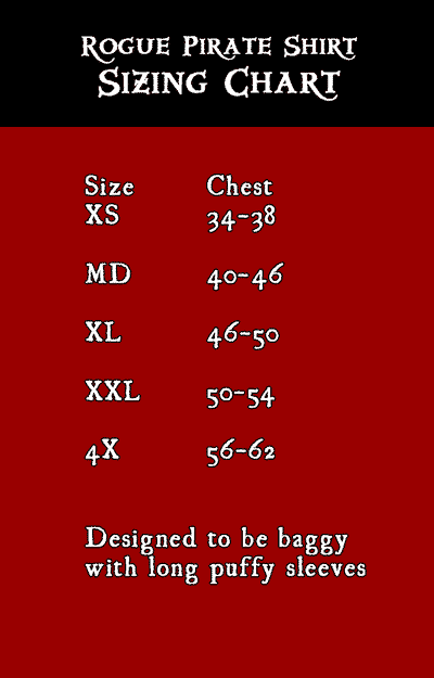 Rogue Pirate Shirt - Pirate Fashions