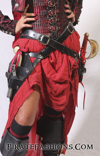 Bloody Hip Cutlass Belt - Pirate Fashions