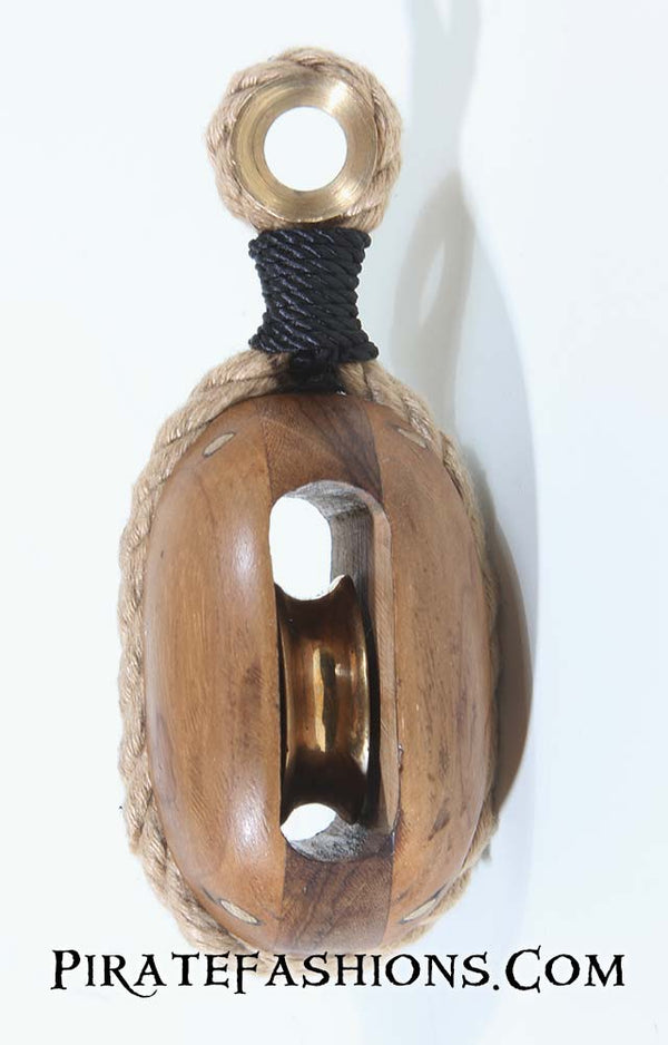 Teak Stropped Block - Pirate Fashions