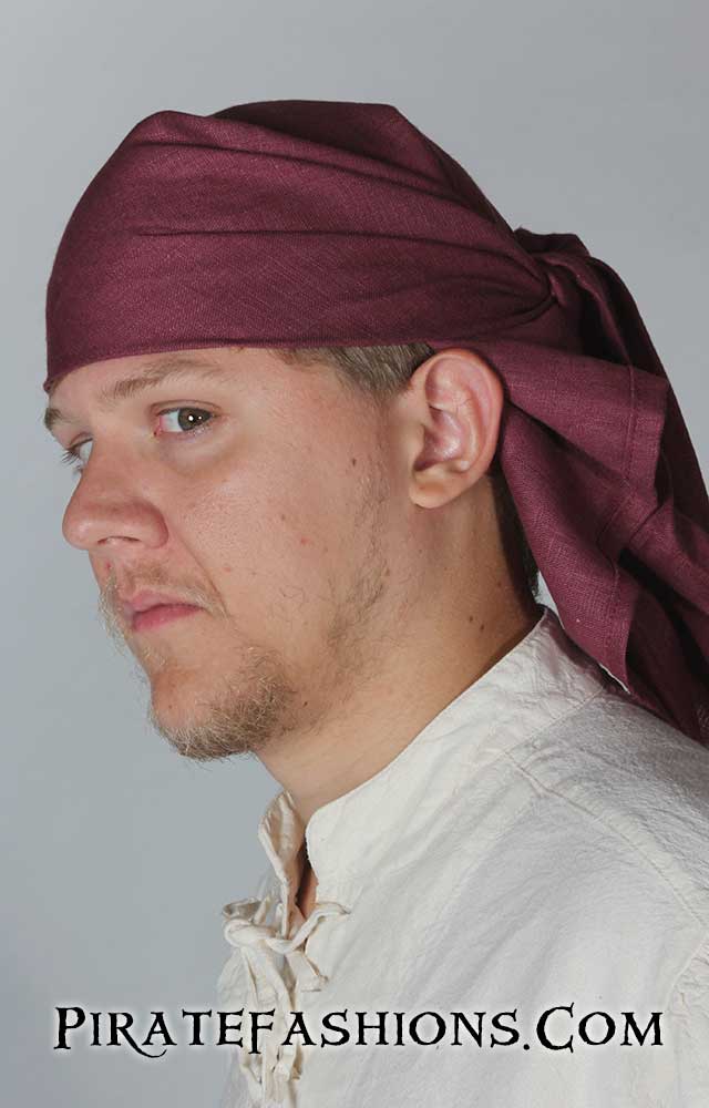 Bandana, Neckerchief N Head Scarf fer Pirate N Wench - Pirate Fashions