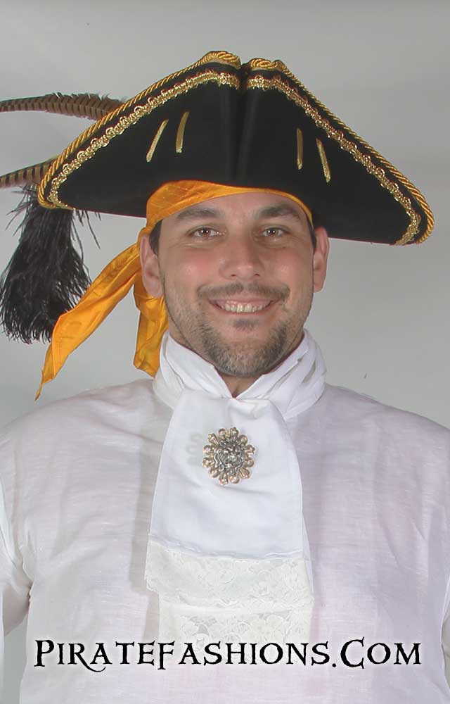 Pirate Captains Tricorn Hat - Pirate Fashions