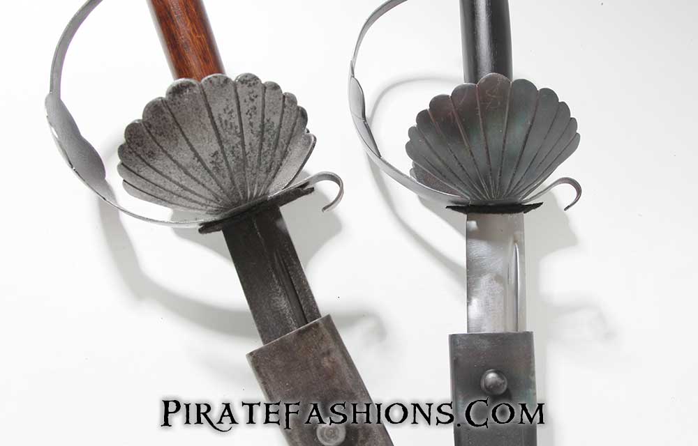 Double Shell Guard Cutlass - Pirate Fashions