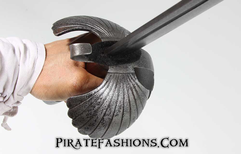 Double Shell Guard Cutlass - Pirate Fashions