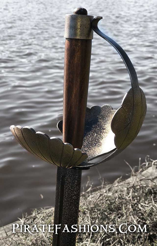 Double Shell Guard Cutlass - Pirate Fashions