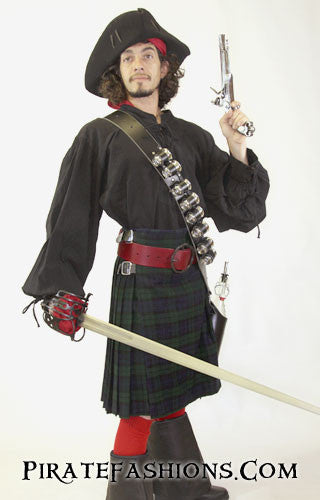 Kilted Pirate Outfit - Pirate Fashions