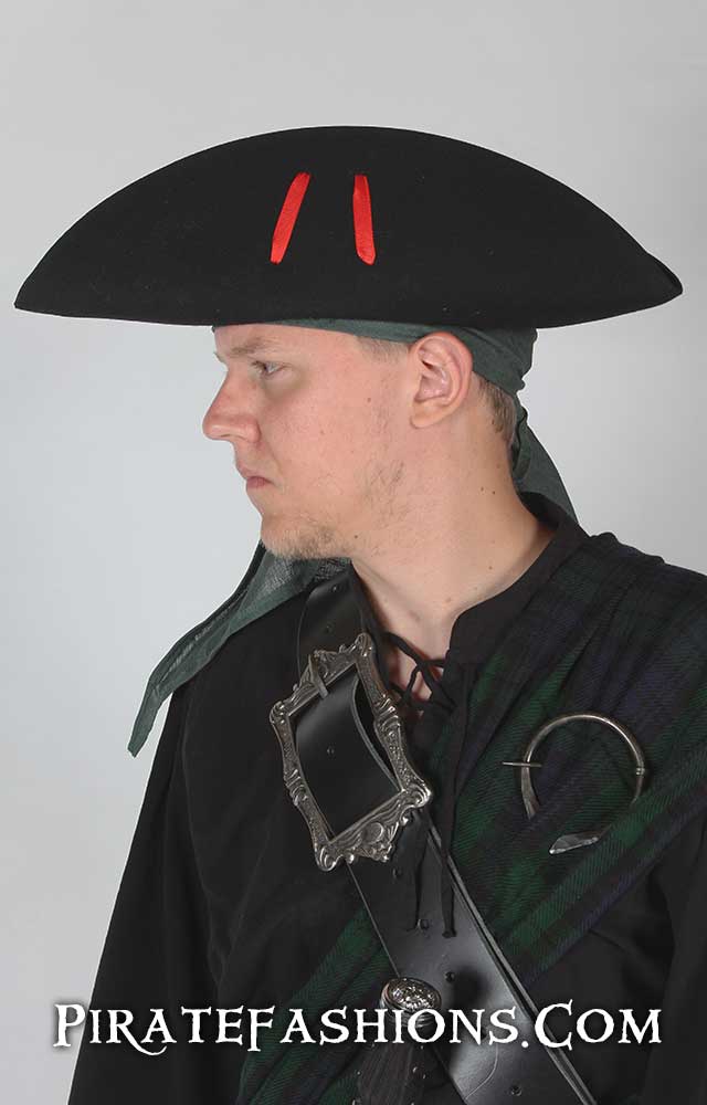 Landsmen Tricorn Pirate Hat - Pirate Fashions