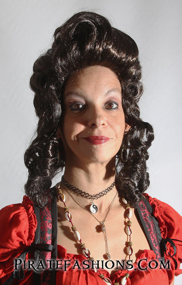 Ladies Colonial Wig - Pirate Fashions