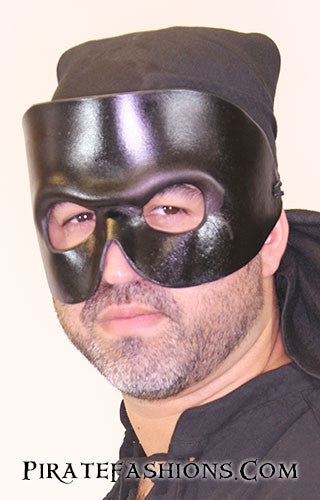 Roberts's Pirate Leather Masquerade Mask - Pirate Fashions