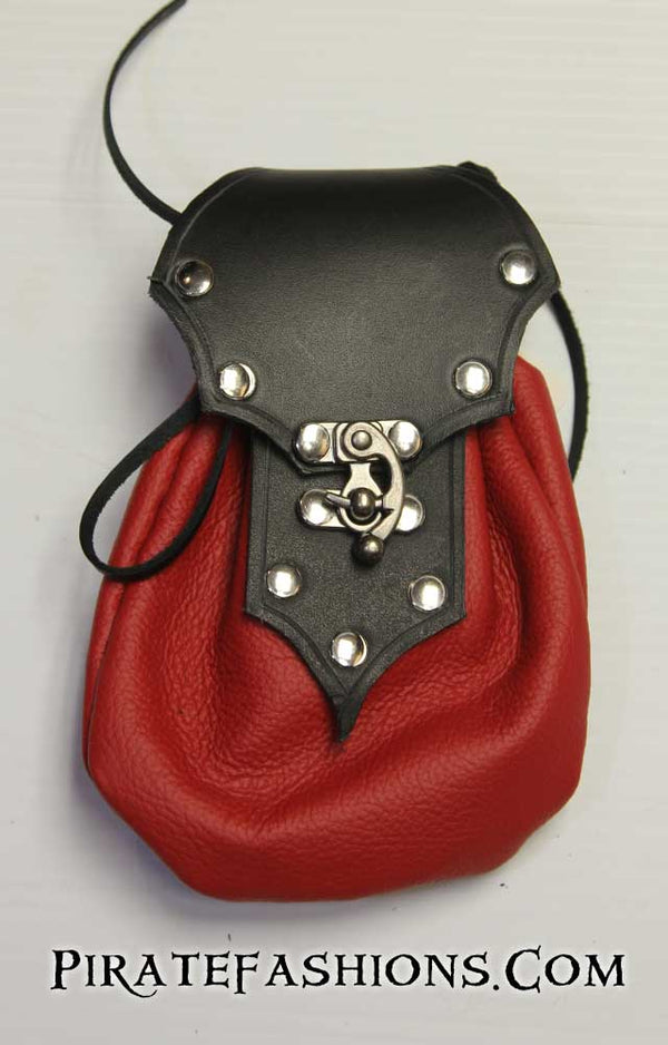 Buccaneer Leather Pouch - Pirate Fashions