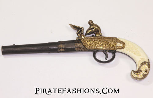 Replica Non-Firing Pirate Flintlock Pistols - Small - Pirate Fashions