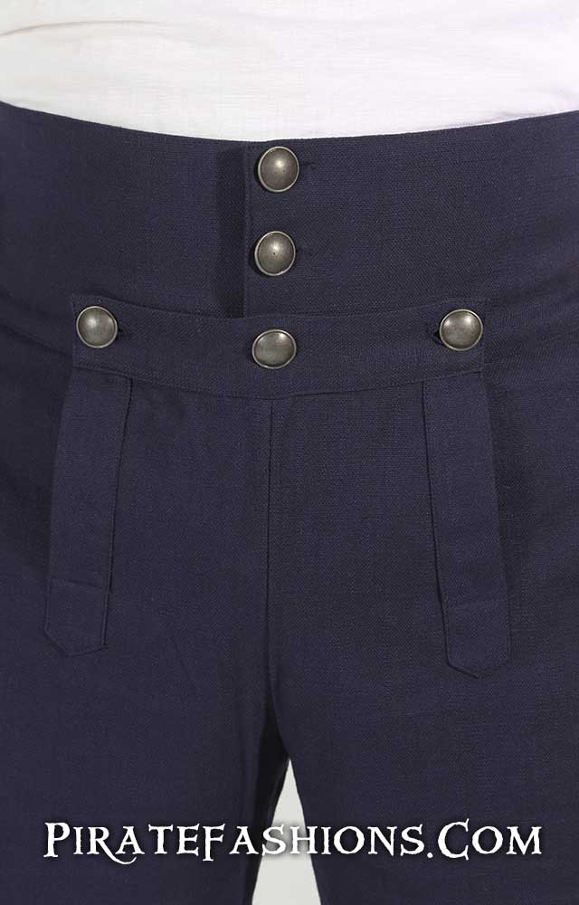 Drop Front Trousers - Pirate Fashions