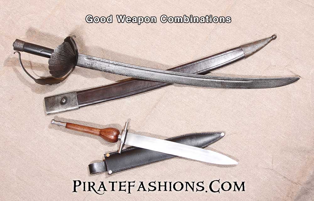Double Shell Guard Cutlass - Pirate Fashions